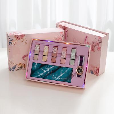 China Colorful Rigiding Cardboard Lipstick Jewelry Gift Box With Your Own Logo Paperboard Liner for sale