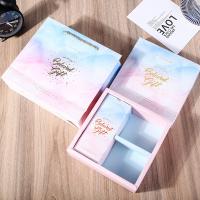 China Recyclable Custom Luxury Rigiding Creative Colorful Gradient Gift Box With Your Own Logo for sale