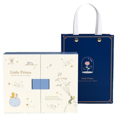 China Custom Print Folding Clamshell Cardboard Birthday Gift Packaging Box with UV Coating for sale