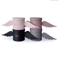 China Velvet Cylindrical Paper Bouquet Flower Box Arrangements Luxury Packaging Custom for sale