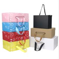 China Shoes Corrugated Shipping White Mailer Boxes Bulk Packaging Matte Lamination Custom Designed for sale