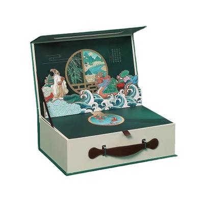 China Customized Size Surprise Gift Packaging Box with 3D Cardboard Rigin and Coated Paper for sale