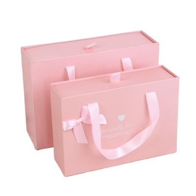 China Custom Color Nude Luxury Paper Shipping Mailer Box For Clothing Dress Packaging With Logo for sale