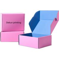 China Corrugated Paper Flat Packed Custom Mailer Boxes Packaging for sale