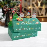 China Characteristic 8 Folding christmas wrapping paper boxes Custom Logo Printing for sale