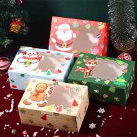 China Paperboard Liner Transparent Christmas Gift Box Accepts Custom Orders for sale