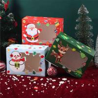 China Paperboard Liner Transparent Christmas Gift Box Accepts Custom Orders for sale