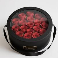 China Factory Customized Luxury Flower Gift Boxes with Logo and Transparent Window - Perfect for Lovers and Friends for sale