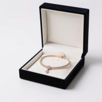 China Factory - Customized Branded High - End Velvet - Lined Bracelet Packaging Gift Boxes for Birthdays & Anniversaries for sale