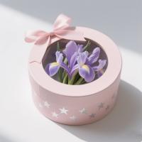 China Cylinder Custom Colors Flower Box Packing Material Custom Print for sale
