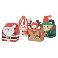 China Customized Christmas Candy Square Surprise Gift Box for sale