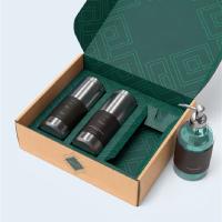 China Custom Luxury Durable Gift Box Glass Candle Jar Packaging Folding Corrugated Mailer Box Shipping Packaging With Insert for sale