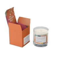 China Custom logo Price Luxury Cardboard Folding Black White Scented Candle Set Gift Paper Packing Boxes for Candles for sale