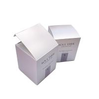 China Custom logo Price Luxury Cardboard Folding Black White Scented Candle Set Gift Paper Packing Boxes for Candles for sale