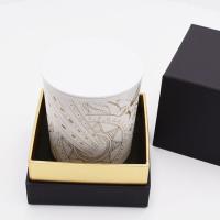China Factory Wholesale Custom New Design logo square Luxury Perfume Candle Jars With Lid Shipping Boxes With Insert for sale