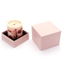 China Factory Wholesale Custom Hot Sale Luxury Rigiding Textured Paper Candle Gift Boxes Jars With Lid Print Own Logo for sale