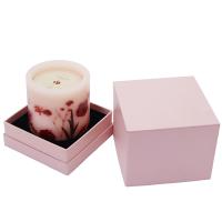China Factory Wholesale Custom Hot Sale Luxury Rigiding Textured Paper Candle Gift Boxes Jars With Lid Print Own Logo for sale