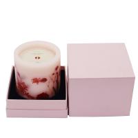 China Factory Wholesale Custom Hot Sale Luxury Rigiding Textured Paper Candle Gift Boxes Jars With Lid Print Own Logo for sale