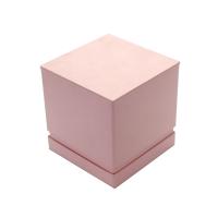 China Factory Wholesale Custom Hot Sale Luxury Rigiding Textured Paper Candle Gift Boxes Jars With Lid Print Own Logo for sale