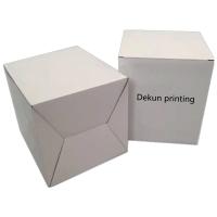 China Eco-friendly Design Custom Shipping Carton Auto Bottom Cardboard Box Retail Scented Candle Packaging White Gift Boxes for Wine for sale