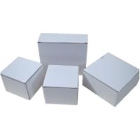China Manufacturer Recycled Candle Boxes Logo Customized White Paper Folding Shipping Packaging Corrugated Carton for Craft Cosmetic for sale