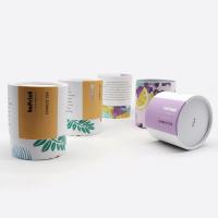 China Private Label 4 6 2 8 oz Custom Scented Candle Jar Essential Oil Container Paper Box Holder Cylinder Round Candle Packaging for sale
