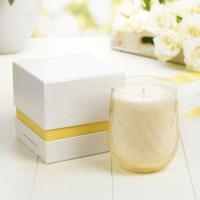 China Custom Printing Elegant Candle Jar Packaging Box Folding Box with Custom Logo Candle Boxes Flat for sale