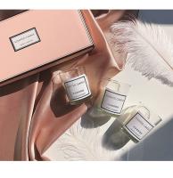China Factory Pink Candle Box Custom Design 3 Units Scented Candle Packaging Boxes Paper Cardboard Gift Box with Lid for sale