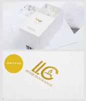 China Custom Luxury Rigid Paperboard Gold Foil Print Logo Scented Candle Jar Storage Gift Packaging White Drawer Boxes for Candle for sale