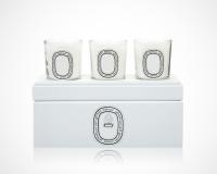 China Custom Luxury Gift Box for 3 Units Scented Candle Sets Scented Diffusers Box White Cardboard Boxes for Candles Jar Packaging for sale