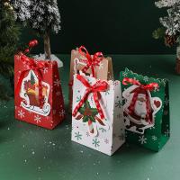 China Factory wholesale custom Christmas holiday gift packaging handbags for sale