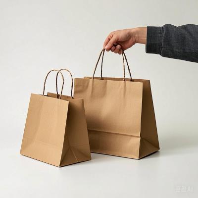 China Heat Sealing Kraft Paper Bag with 5kg/10kg/15kg Capacity and Customizable Artwork for Retail and Gift Packaging for sale