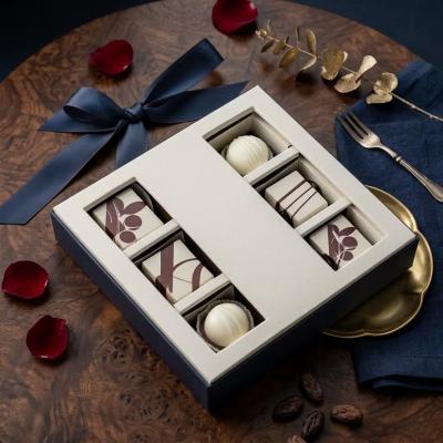 China Customized Size Rigid Chocolate Box with Matt Lamination for Premium Sweets Packaging for sale