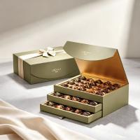 China Custom Order Chocolate Box with Matt Lamination and Paperboard Liner for Luxury Chocolate Packaging for sale