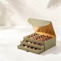 China Matt Lamination Chocolate Box with Paperboard Liner for Custom Order Chocolate Packaging for sale