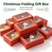 China UV Printing Customizable Christmas Wrapping Box with Pantone Color + CMYK for Festive Gift Packaging for sale