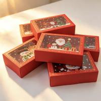 China Customizable Pantone Color + CMYK Christmas Present Box with UV, Gold or Silver Foil Stamping and AI Drawing Format for sale