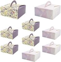 China Durable Cake Box with GlossyMatt Lamination and Paperboard Liner for Flat Packing and Freshness for sale