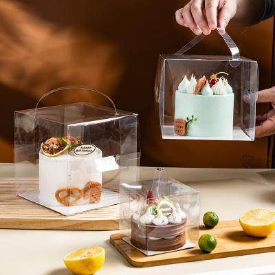 China GlossyMatt Lamination Cake Box with Rectangle Shape and Paperboard Liner for Elegant Pastry Packaging for sale