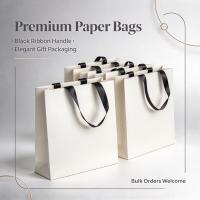 China Biodegradable Paper Bag with Twisted Paper Handles and Offset Printing for Eco Friendly Packaging for sale