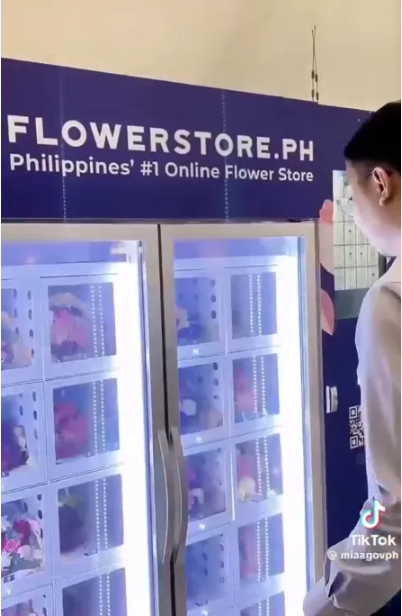 flower vending machine inPhilippines