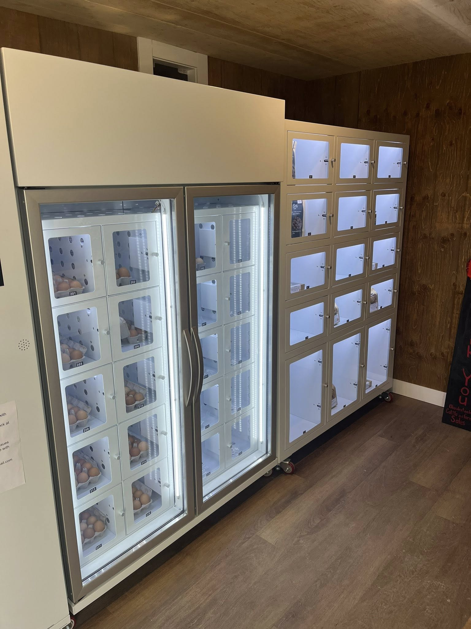 Egg Vending Machine Case in Canada