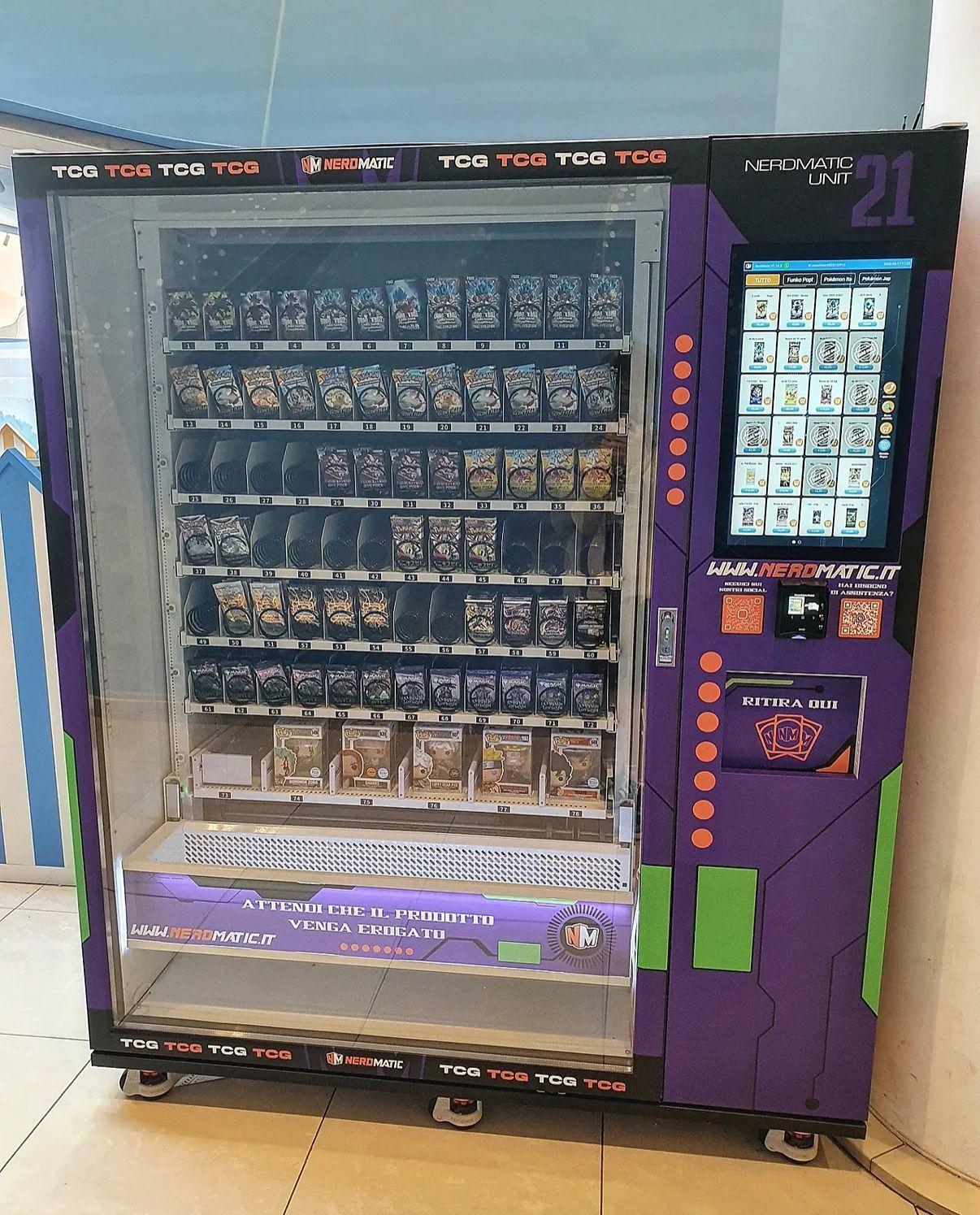 Italy Client Case Study: Milan TCG Store Owner Achieves 24/7 Pokémon Card Sales with WEIMI WM600 Elevator Vending Machine