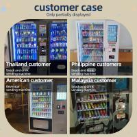 China Snack and Drink Vending Machine with Card Reader & Smart Backend System for Shopping Mall Owner for sale