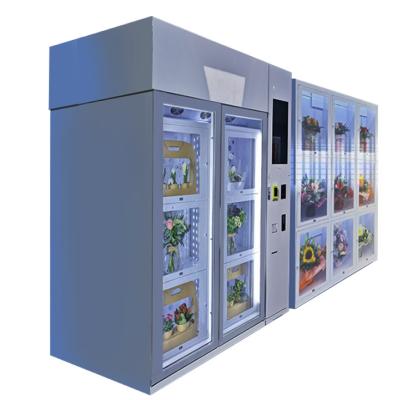 China Customizable Locker Sizes And Configurations For Floral Vending Machine Fresh Bouquet Flower Vending Machine for sale