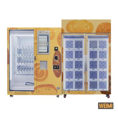 China WEIMI Combo Bread & Snack Vending Machine with card reader | Smart Unmanned Retail Solution for sale