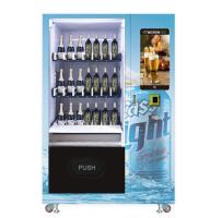 China Commercial Alcohol Vending Machine With Lift System and Age Verification for Glass Bottled Beer Wine Sales for sale