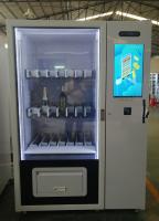 China Commercial Alcohol Vending Machine With Lift System and Age Verification for Glass Bottled Beer Wine Sales for sale