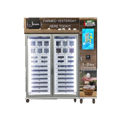 China WEIMI Fresh Egg Vending Machine Refrigerated Locker System, 21.5-Inch Touch Screen, and Smart Payment Options for sale