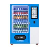 China Snack and Drink Vending Machine with Side Cabinet Locker Card Reader for Small Shops and Retail Stores for sale